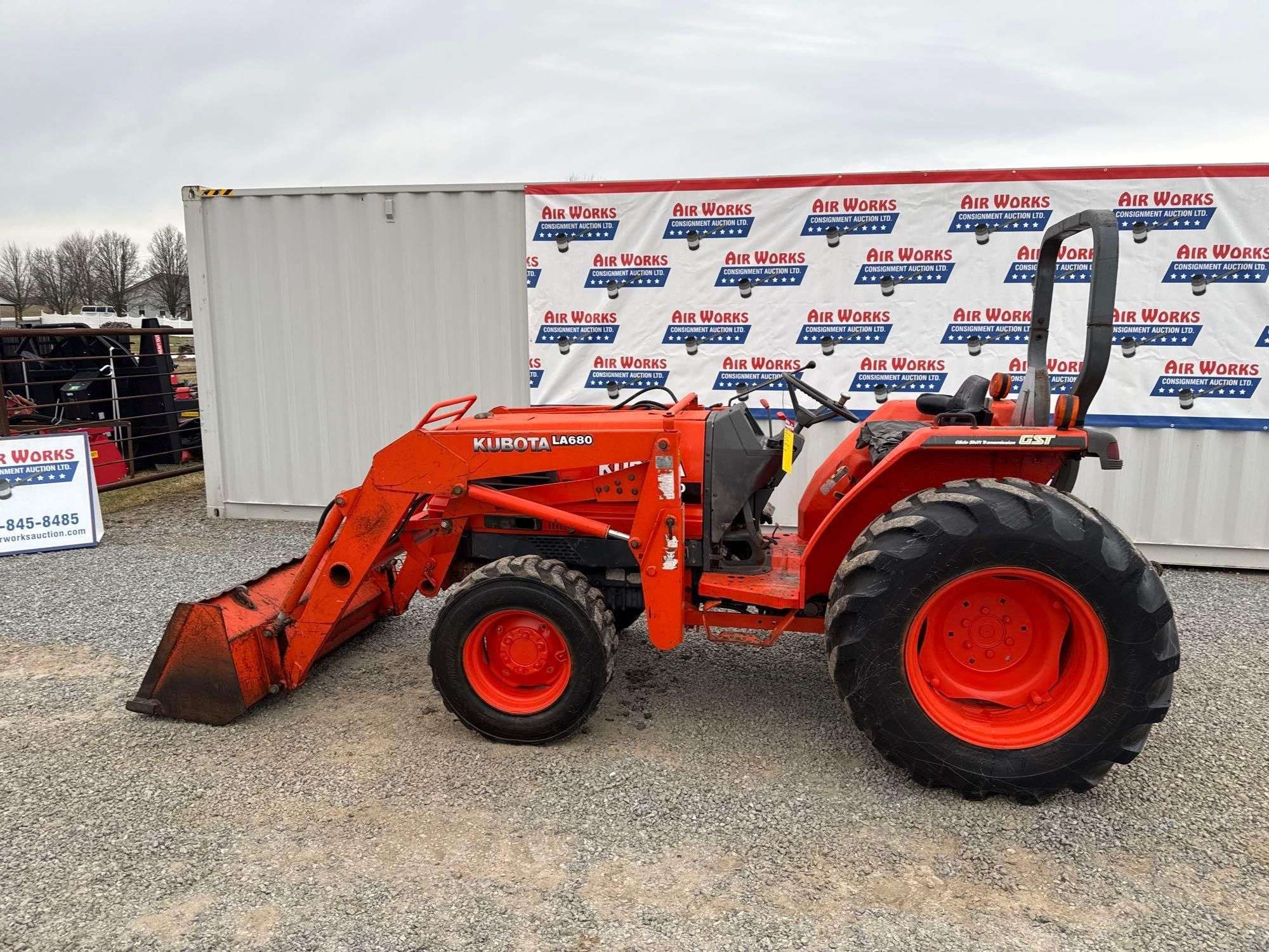 (Inv.42418) Kubota L3600 Tractor, 2031 hrs., Bucket included Good ...