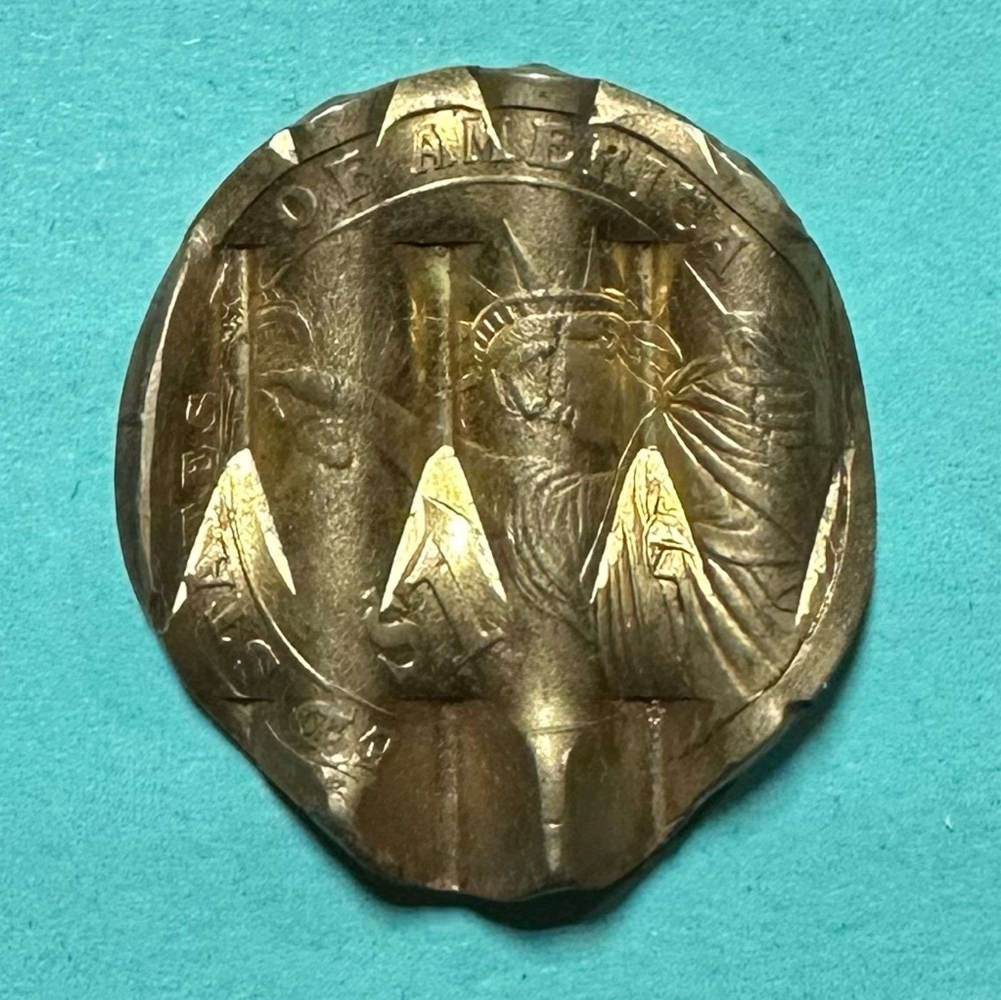 2007-S George Washington Waffle Dollar Coin - Kaufman Realty & Auctions