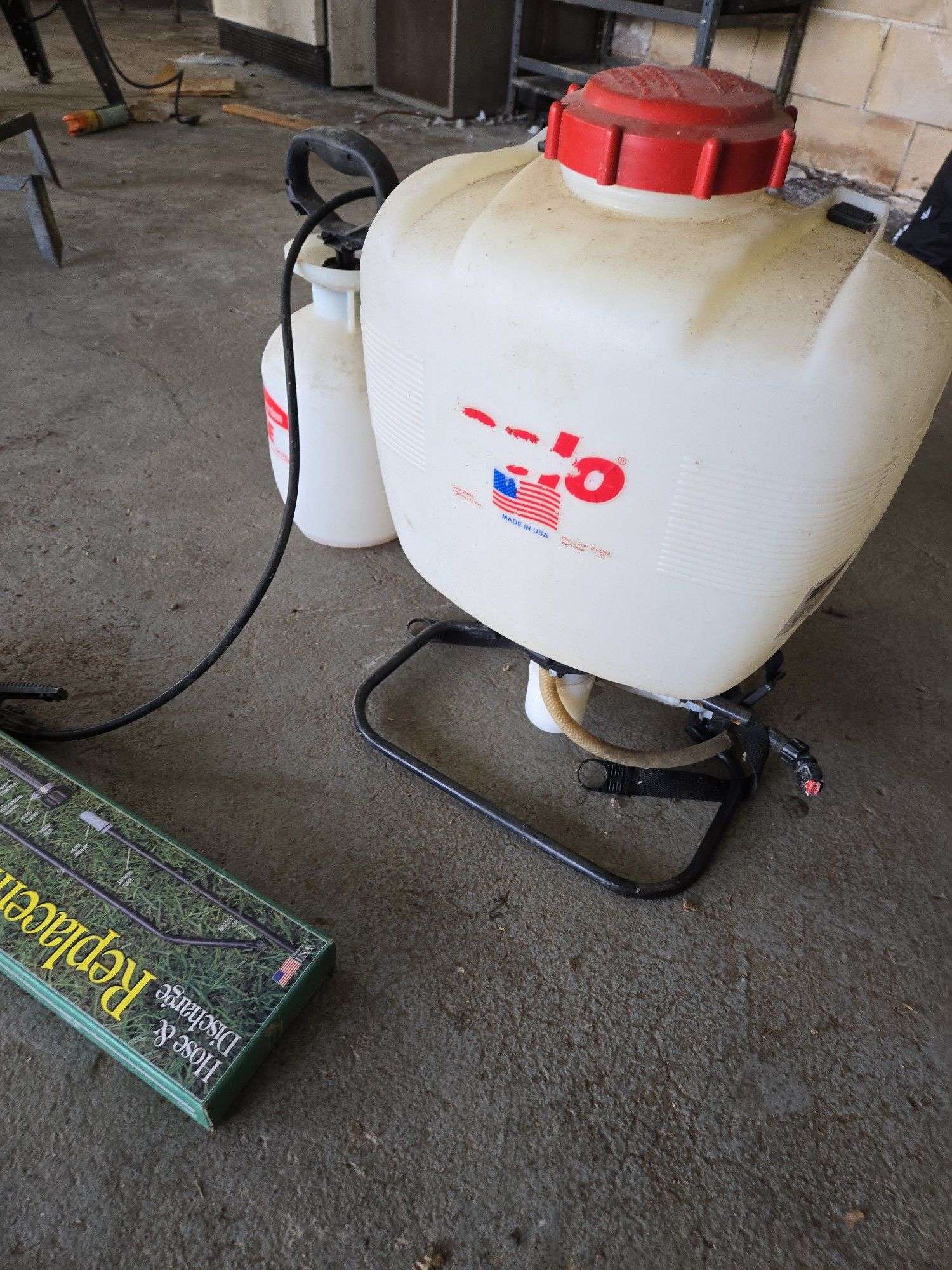 Backpack & other sprayer, extra wand - Kaufman Realty & Auctions