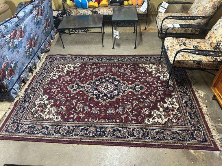 VINTAGE RUG APPROX 63” x 90” - Kaufman Realty & Auctions
