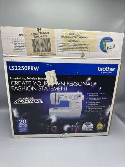 LIMITED EDITION “PROJECT RUNWAY” BROTHER FULL-SIZE EASY-TO-USE SEWING ...