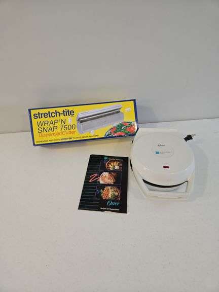 Wrap N snap dispenser/cutter- new, waffle maker - Kaufman Realty & Auctions