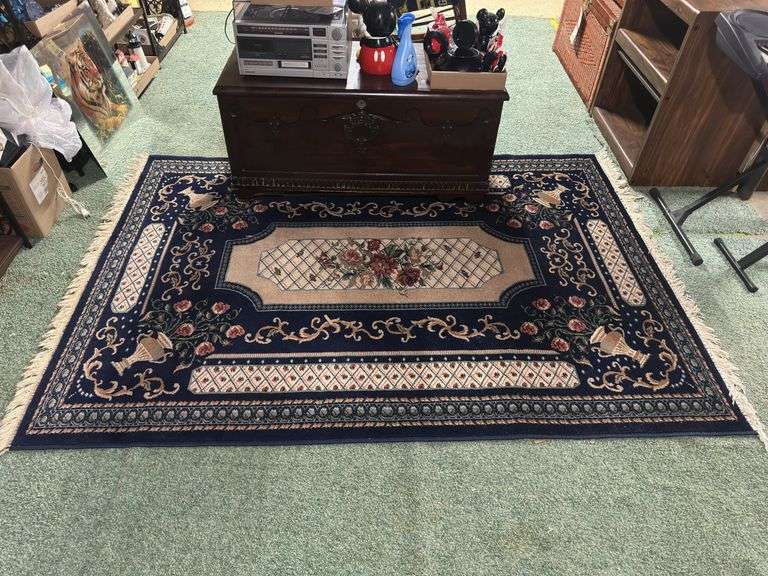 VINTAGE RUG APPROX 63” x 90” - Kaufman Realty & Auctions