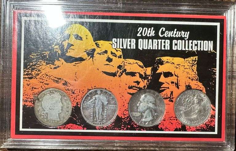 20th Century Silver Quarter Collection - Kaufman Realty & Auctions