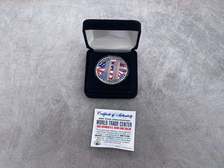 2001 Colorized World Trade Center Commemorative Coin - Kaufman Realty ...