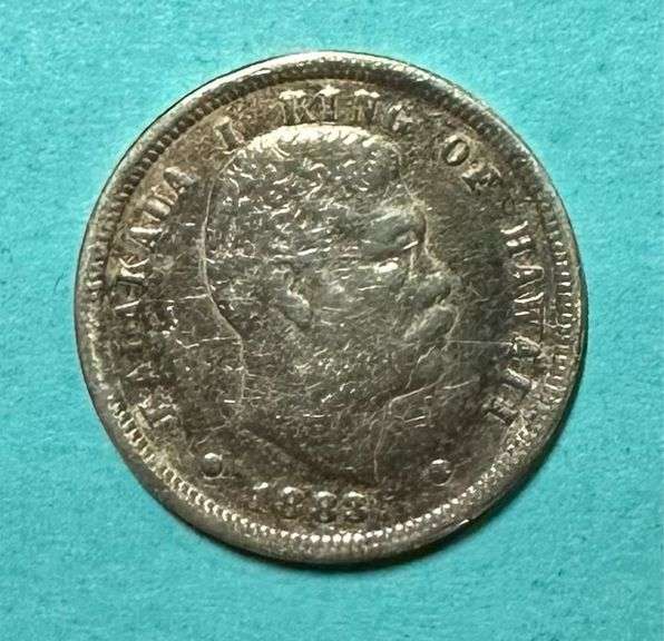 1883 Hawaiian Dime - Kaufman Realty & Auctions