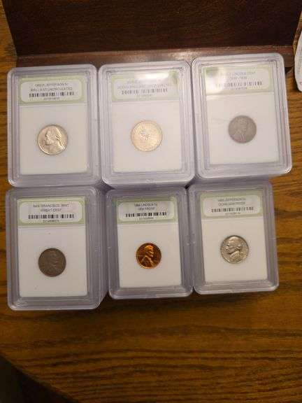 LOT OF 52 INB SLABBED COINS - Kaufman Realty & Auctions