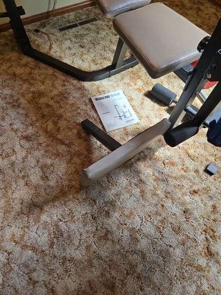 Weider Pro 340 exercise equipment w/ extra weights - Kaufman Realty ...
