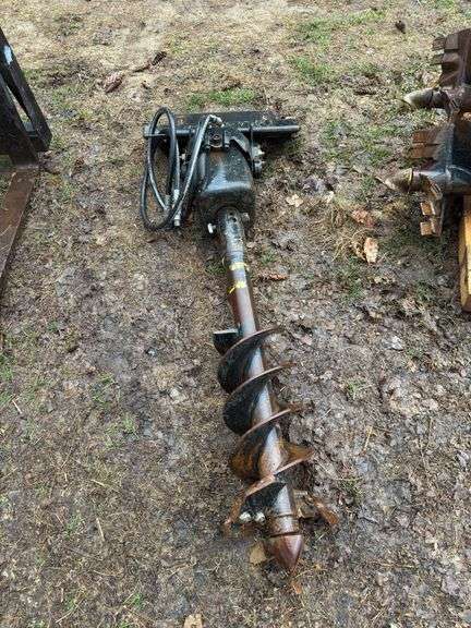 Auger attachment for mini skid steer 9 in 15 in and 18 in. Augers with ...