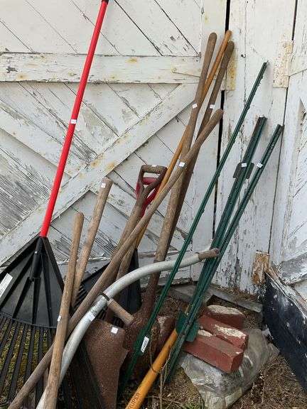 Assortment of Long Handle Tools - Kaufman Realty & Auctions
