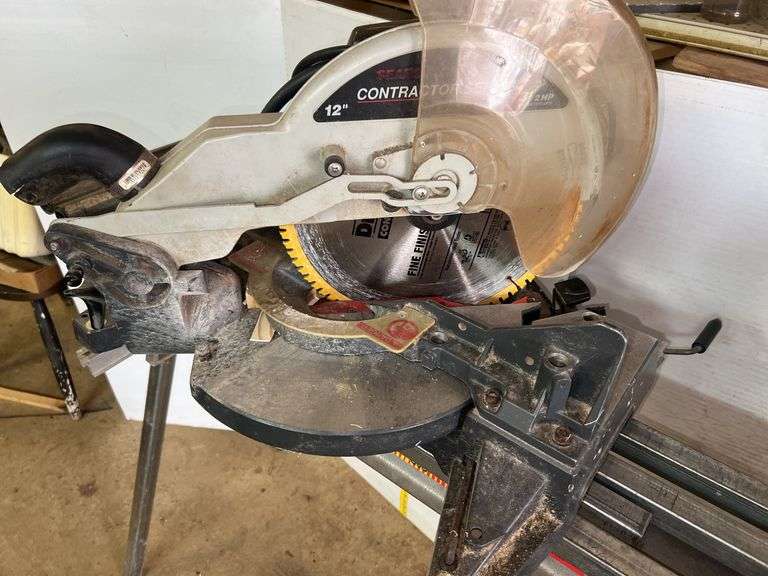 Stablemate 12” Contractor Series Miter Saw - Kaufman Realty & Auctions
