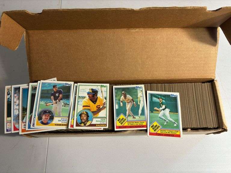1983 Topps baseball card set - Kaufman Realty & Auctions