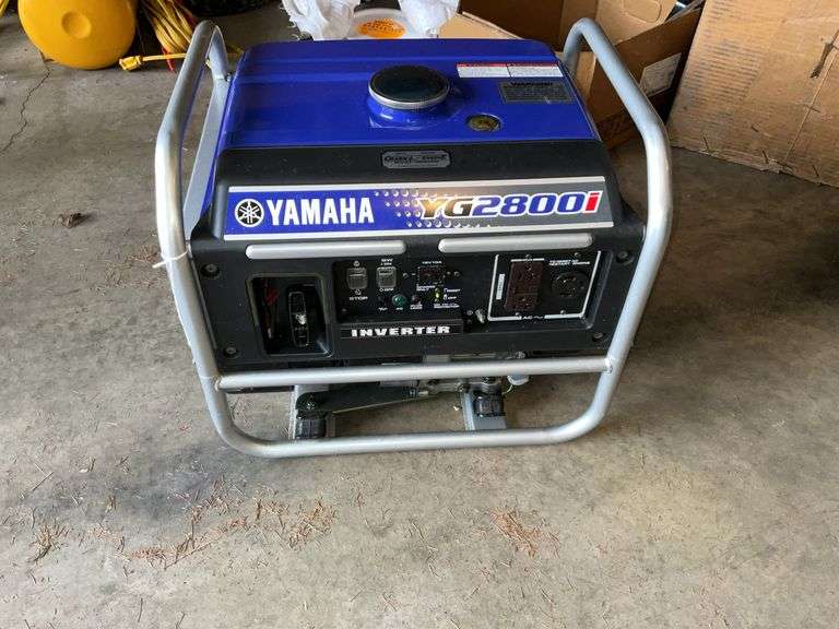 Yamaha YG2800i generator - Kaufman Realty & Auctions