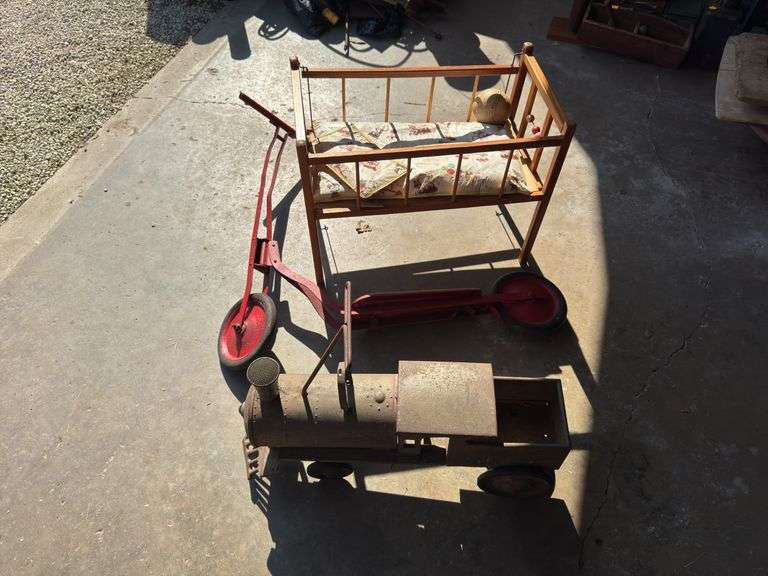 Train, scooter, crib ect. - Kaufman Realty & Auctions