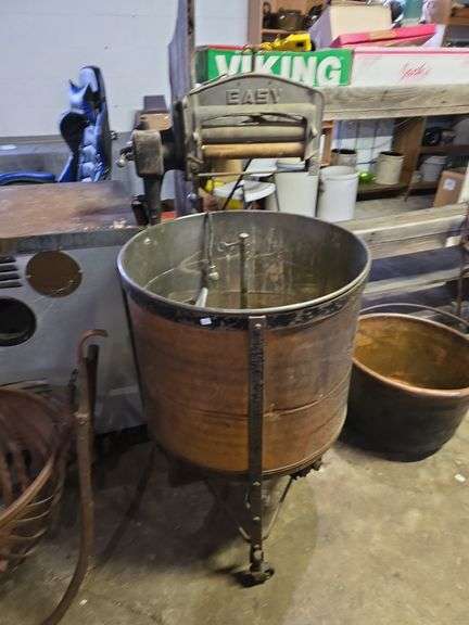 VINTAGE COPPER EASY WASHING MACHINE - Kaufman Realty & Auctions