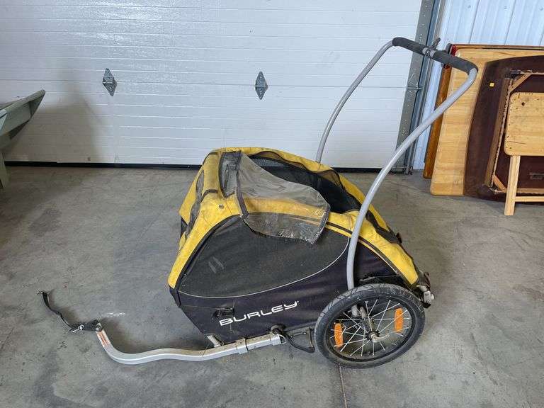 Burley pull behind bike cart - Kaufman Realty & Auctions