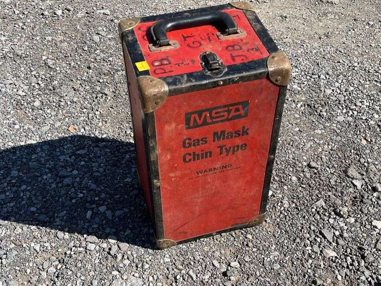 MSA Gas Mask Box - Kaufman Realty & Auctions