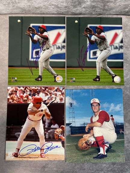 (40+) Baseball Signed Photos, Cuts & Cards - Kaufman Realty & Auctions