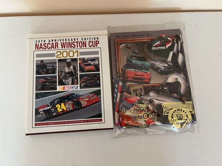 Nascar 30th & 50th Anniversary year books - Kaufman Realty & Auctions