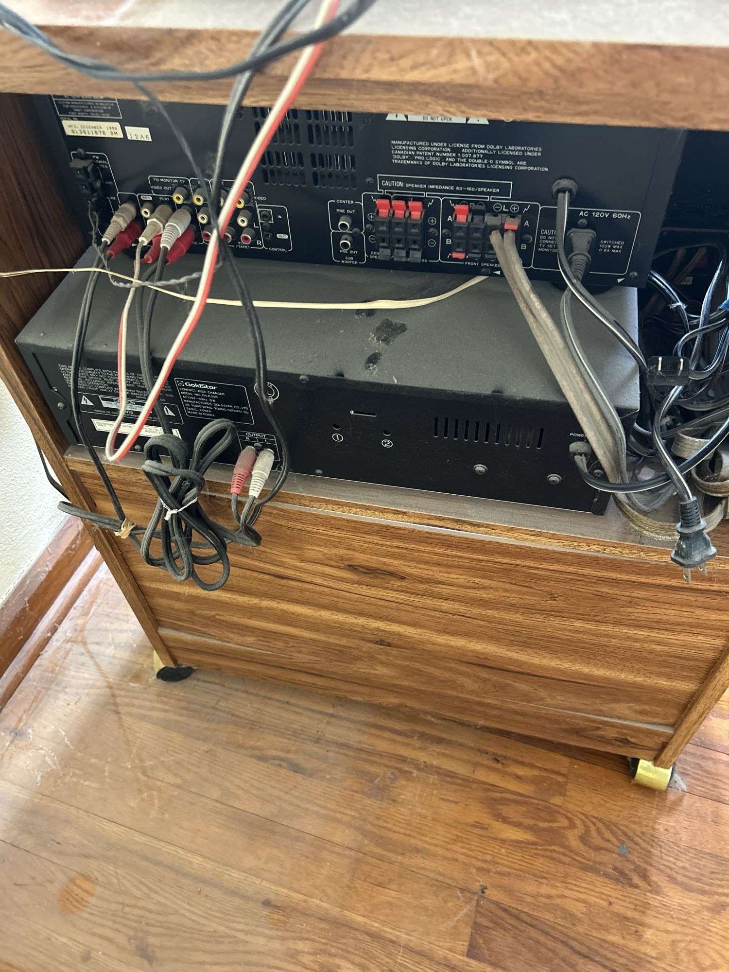 OPTIMUS AND GOLDSTAR STEREO AND SOUND SYSTEM - Kaufman Realty & Auctions