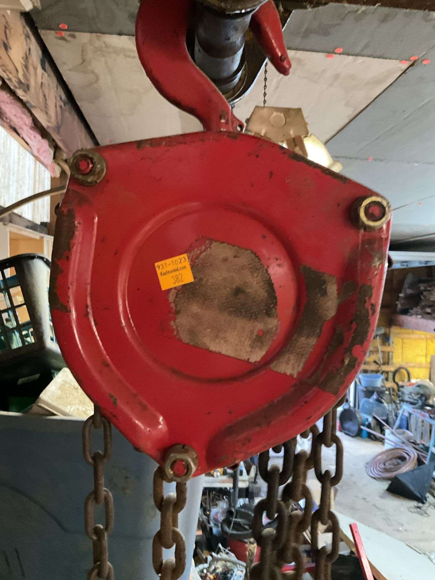 Coffing Chain Hoist - Kaufman Realty & Auctions