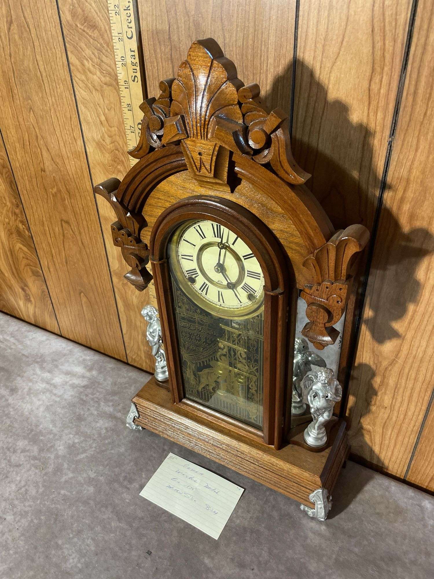 Ansonia 8-day mantel clock - Circ 1875 - Kaufman Realty & Auctions