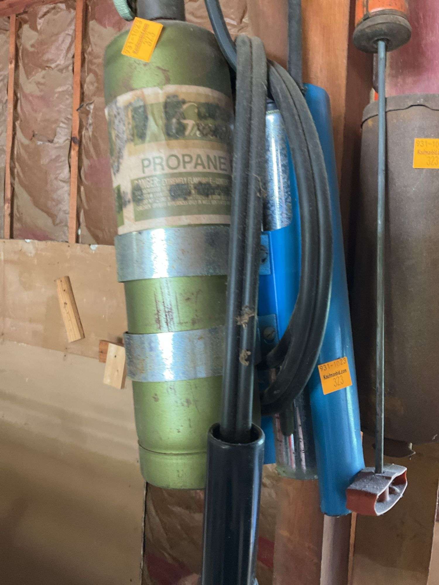 Vintage Dusters, Propane Torch, Vintage Seeder - Kaufman Realty & Auctions