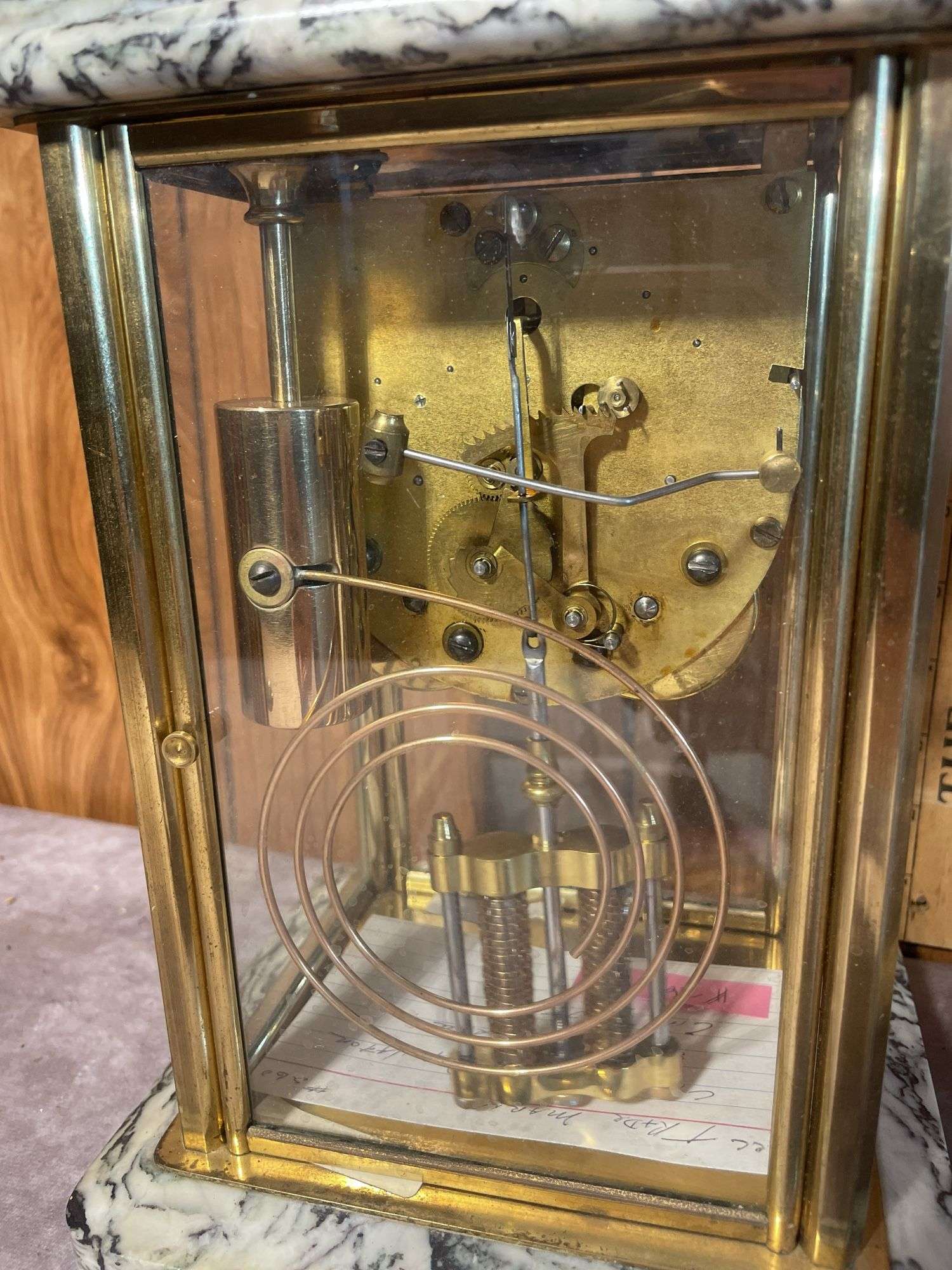 Trademark 8-day marble & Kaiser 400 Day anniversary clocks - Kaufman ...