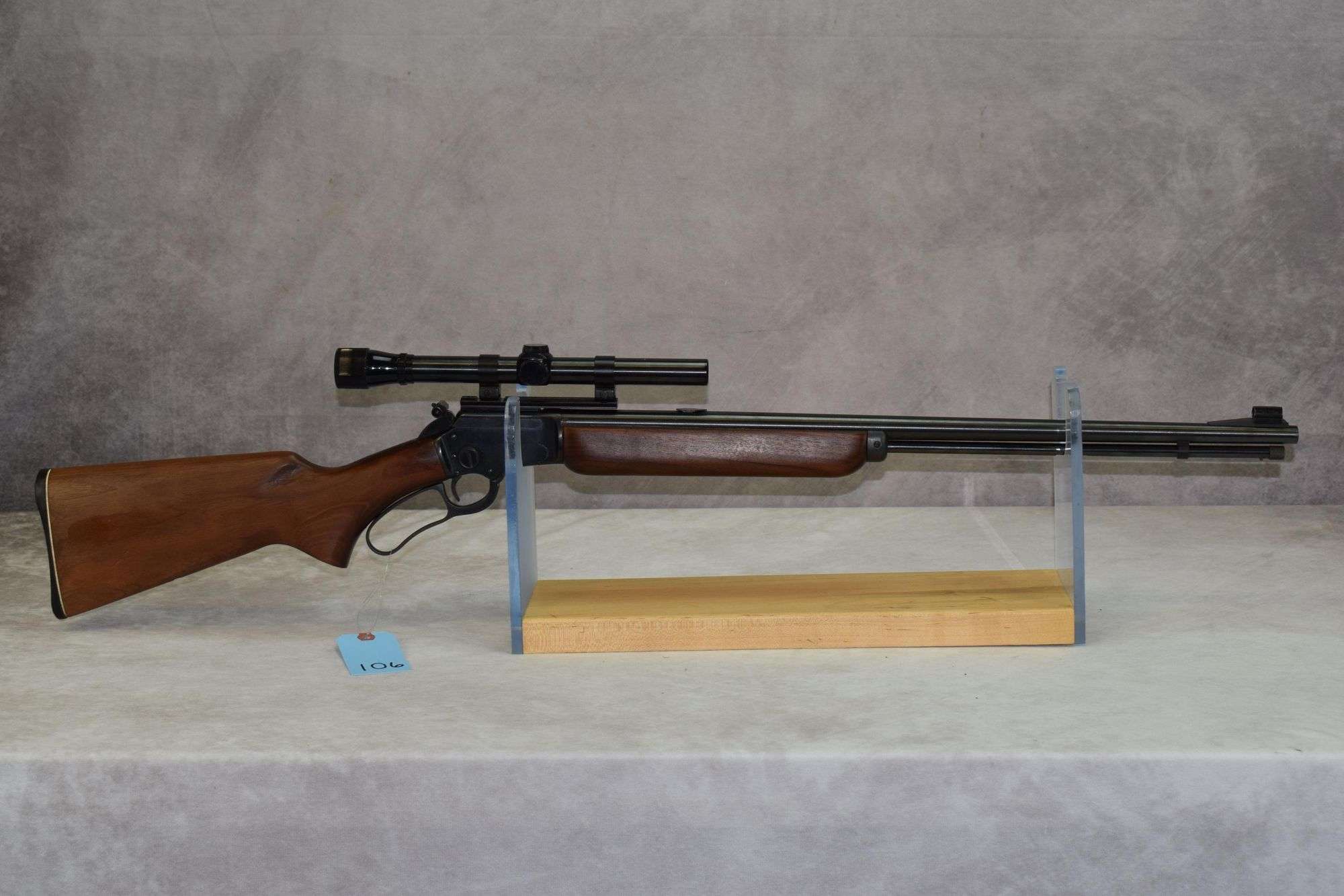 Marlin Mod 39A Cal .22 LR Weaver D-4 Scope - Kaufman Realty & Auctions