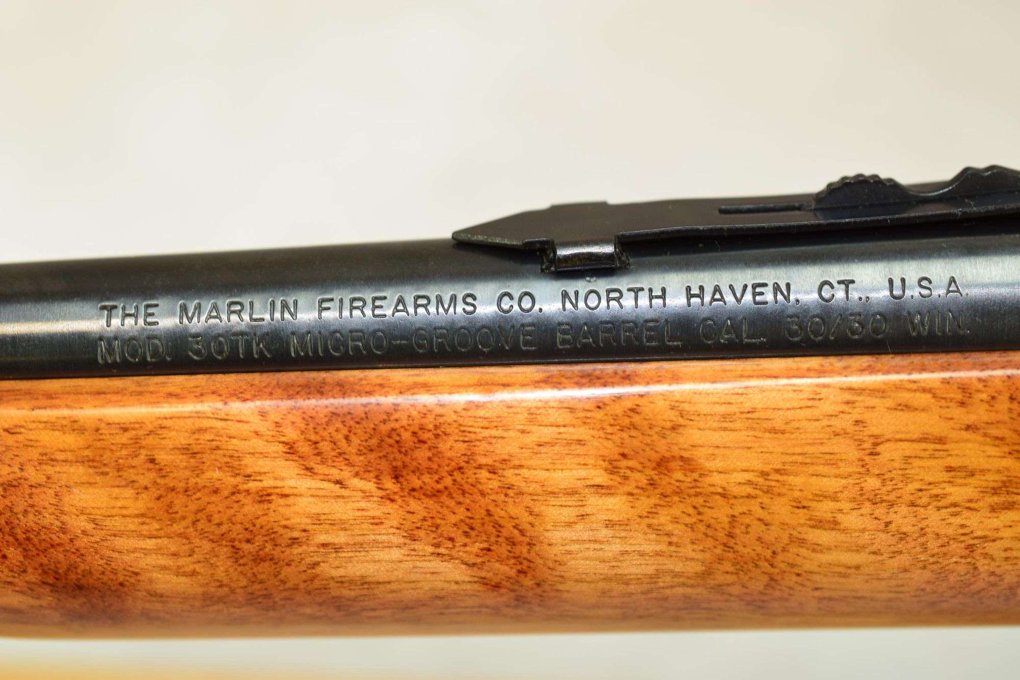 Marlin Mod 30 TK Cal .30-30 Win - Kaufman Realty & Auctions