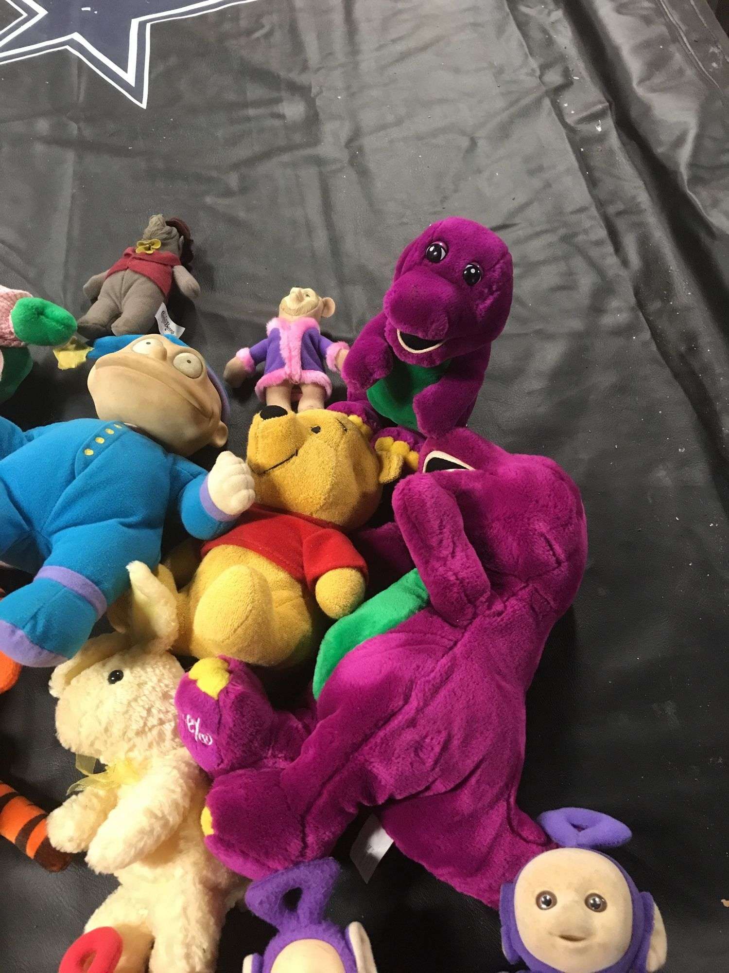 Vintage Plush Toys, Teletubbies, Barney, Goofy, Rugrats - Kaufman ...