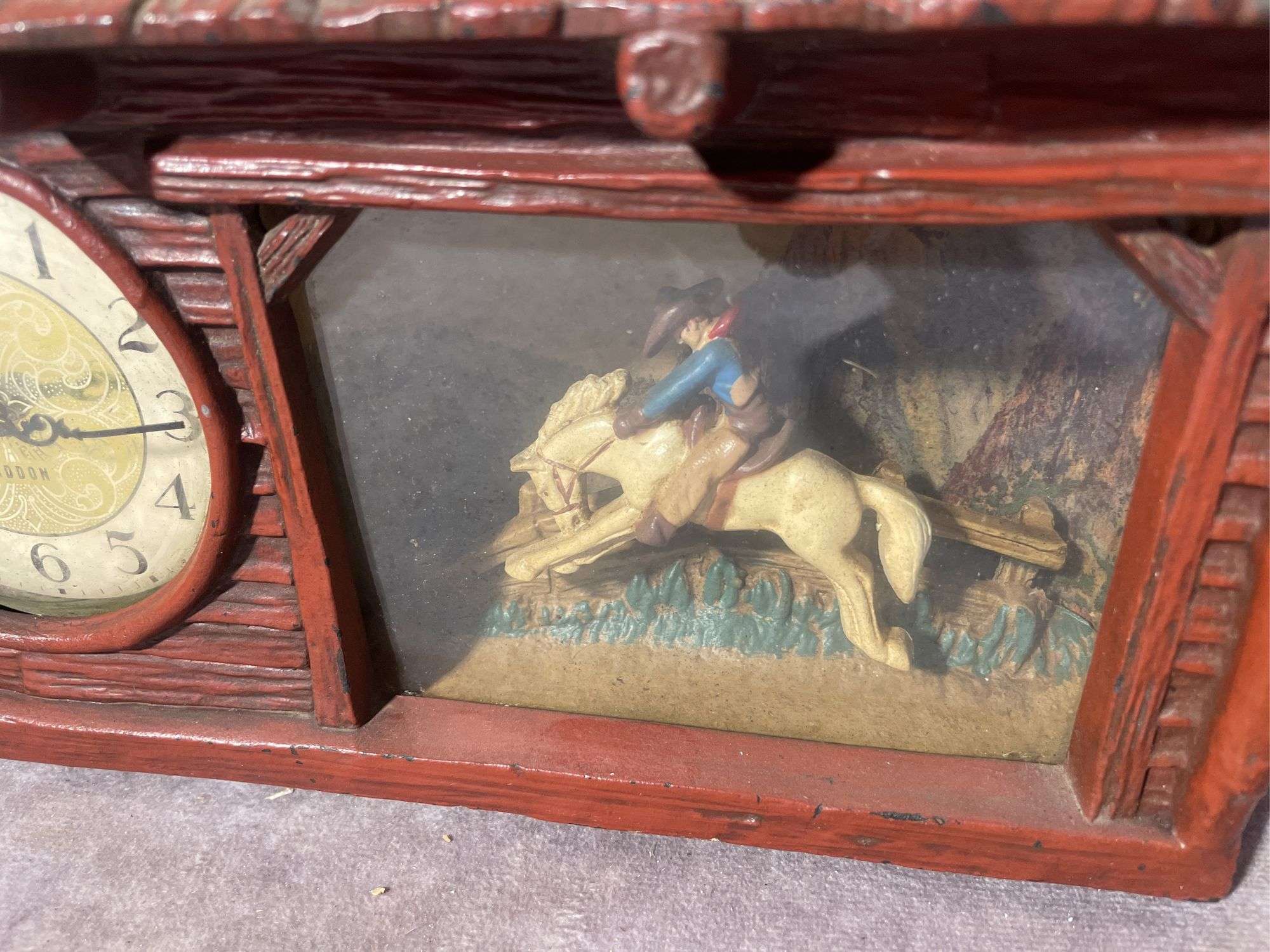 The Ranch Haddon electric clock - Kaufman Realty & Auctions