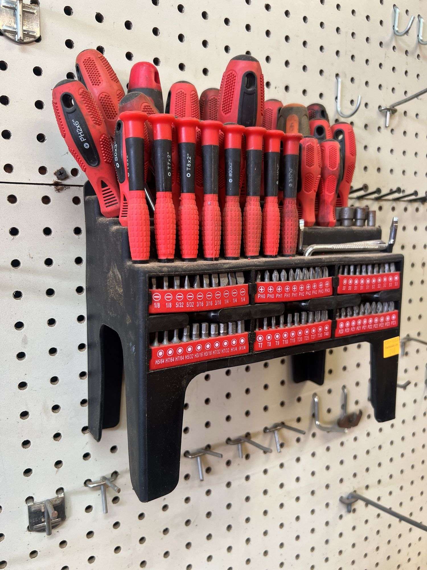 Screwdriver Holder with Screwdriver and Bits - Kaufman Realty & Auctions