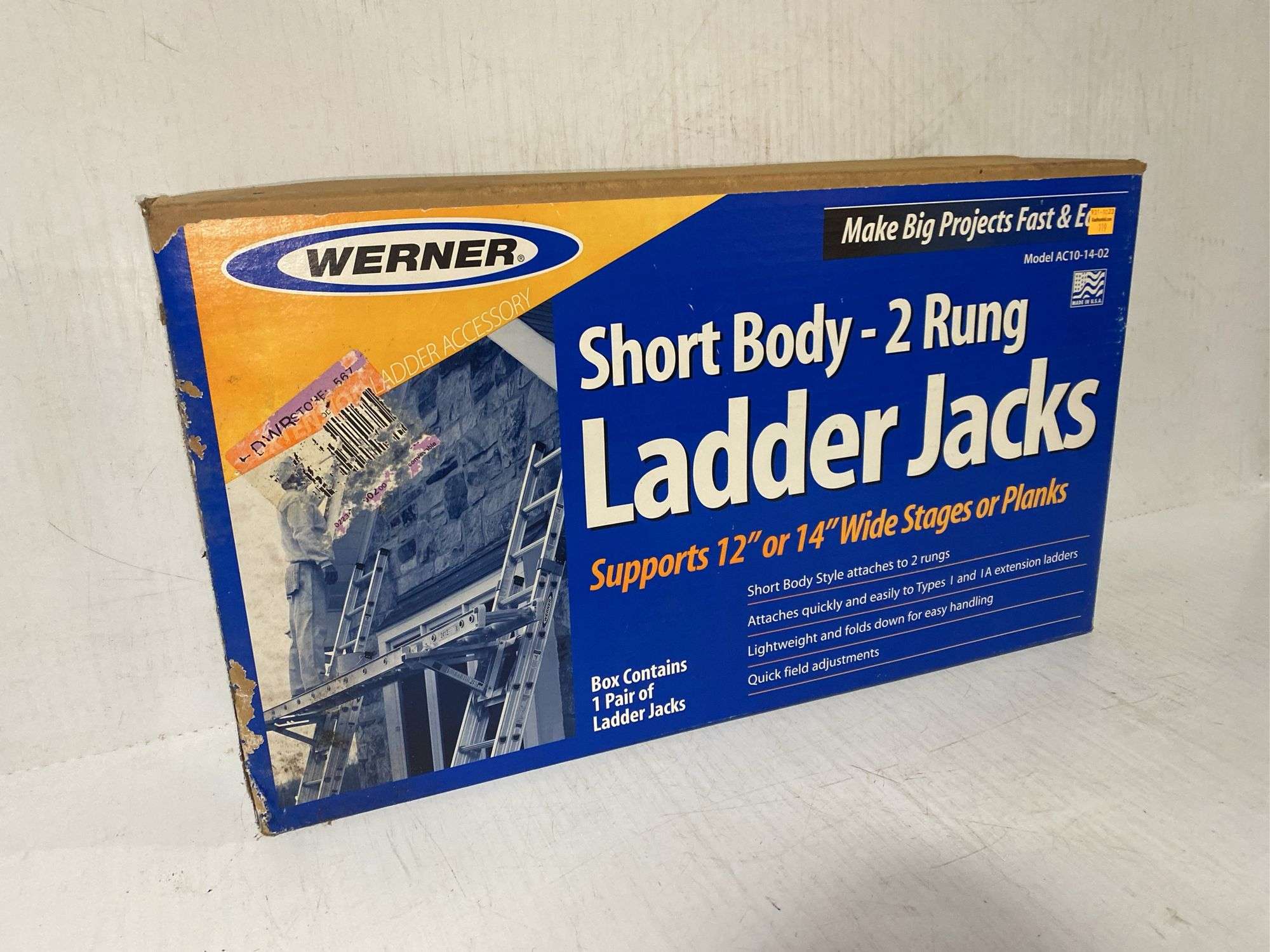Werner Short Body- 2 Rung Ladder Jacks - Kaufman Realty & Auctions