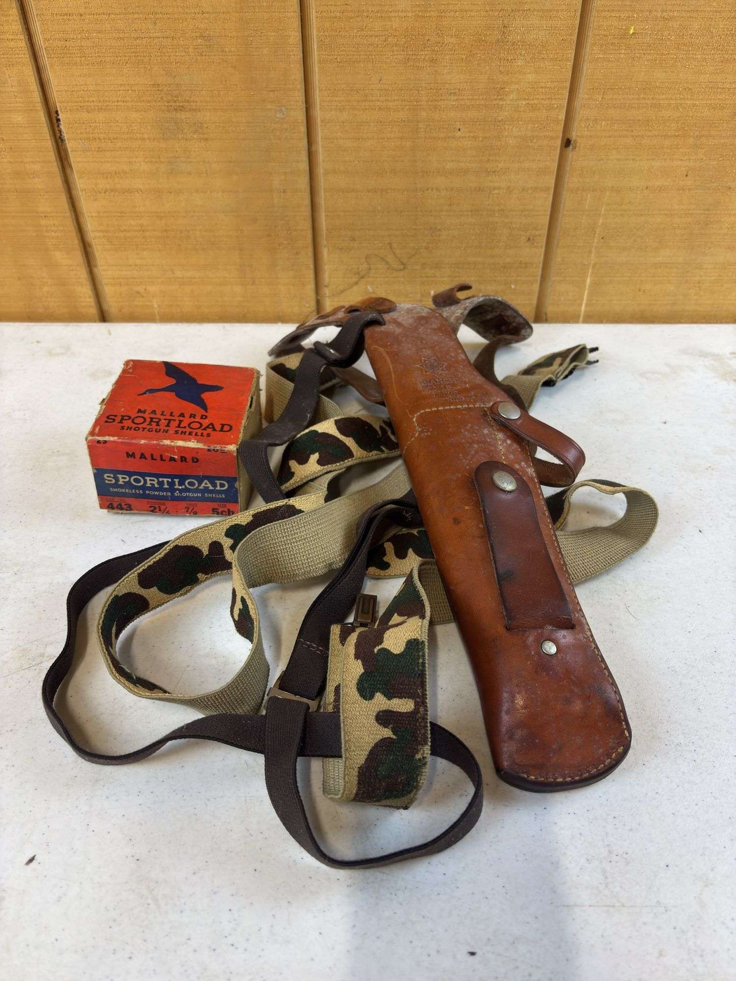 Bianchi Shoulder Gun Holster / Paper Shotgun Shells - Kaufman Realty ...