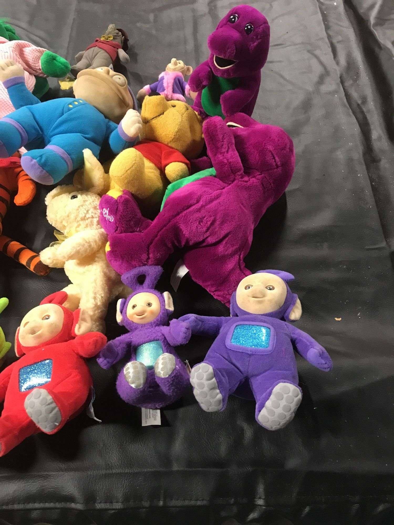 Vintage Plush Toys, Teletubbies, Barney, Goofy, Rugrats - Kaufman ...