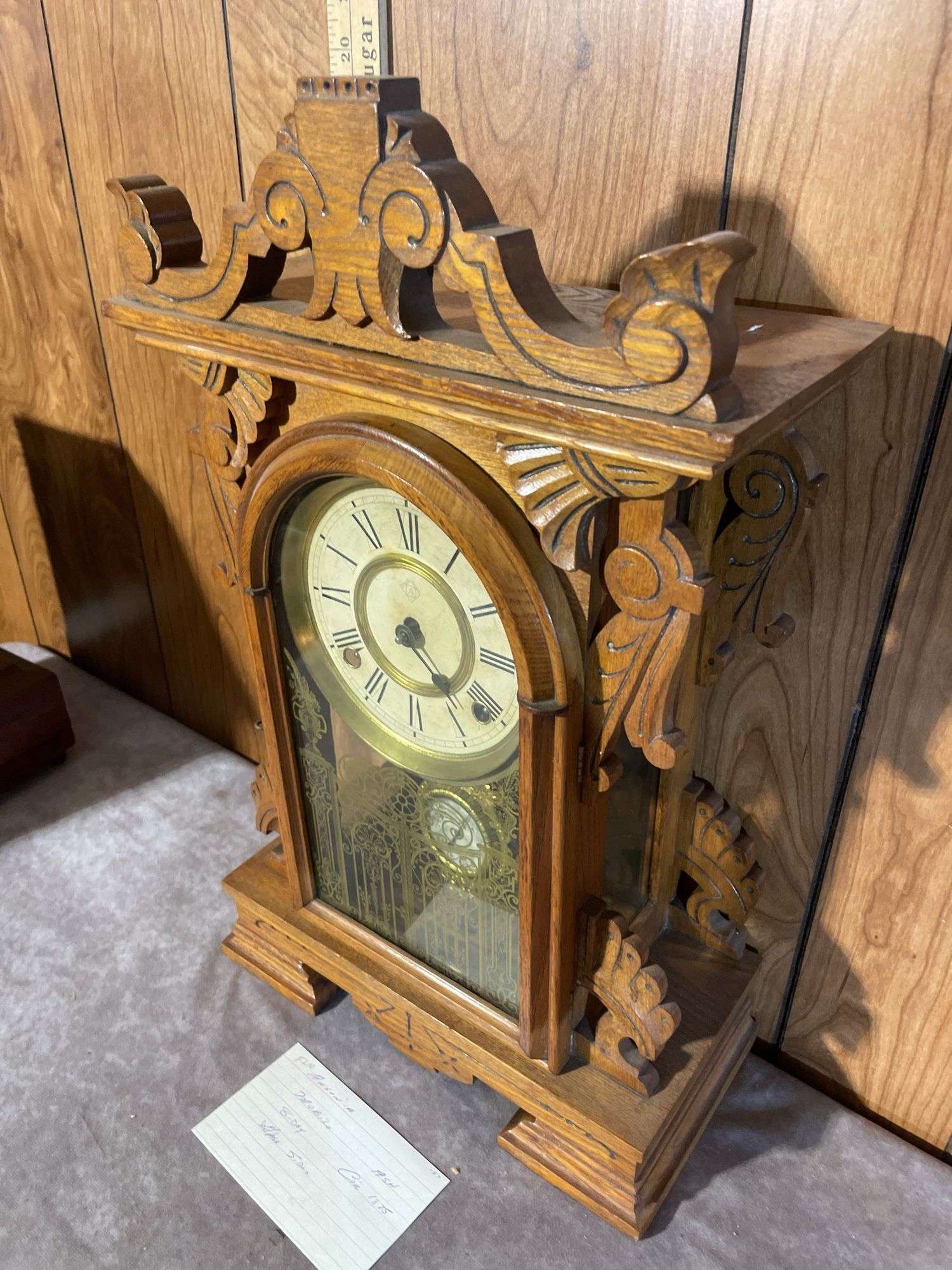 Ansonia 8-day mantel clock - Circ 1875 - Kaufman Realty & Auctions