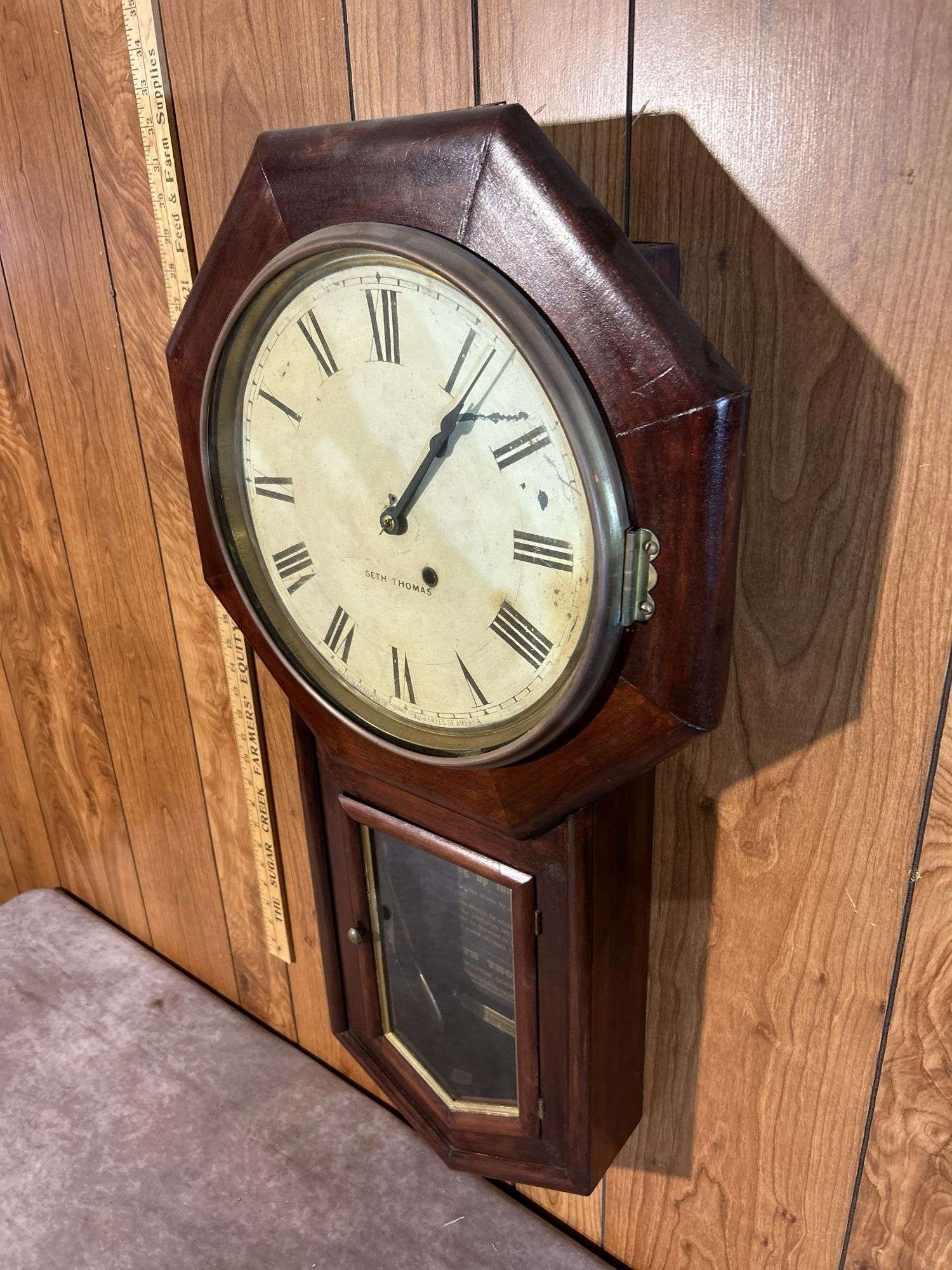 Seth Thomas wall clock - Kaufman Realty & Auctions