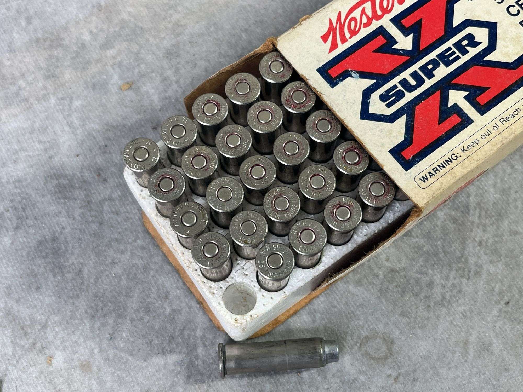 Western Super X 357 Mag 158gr, Full Box - Kaufman Realty & Auctions