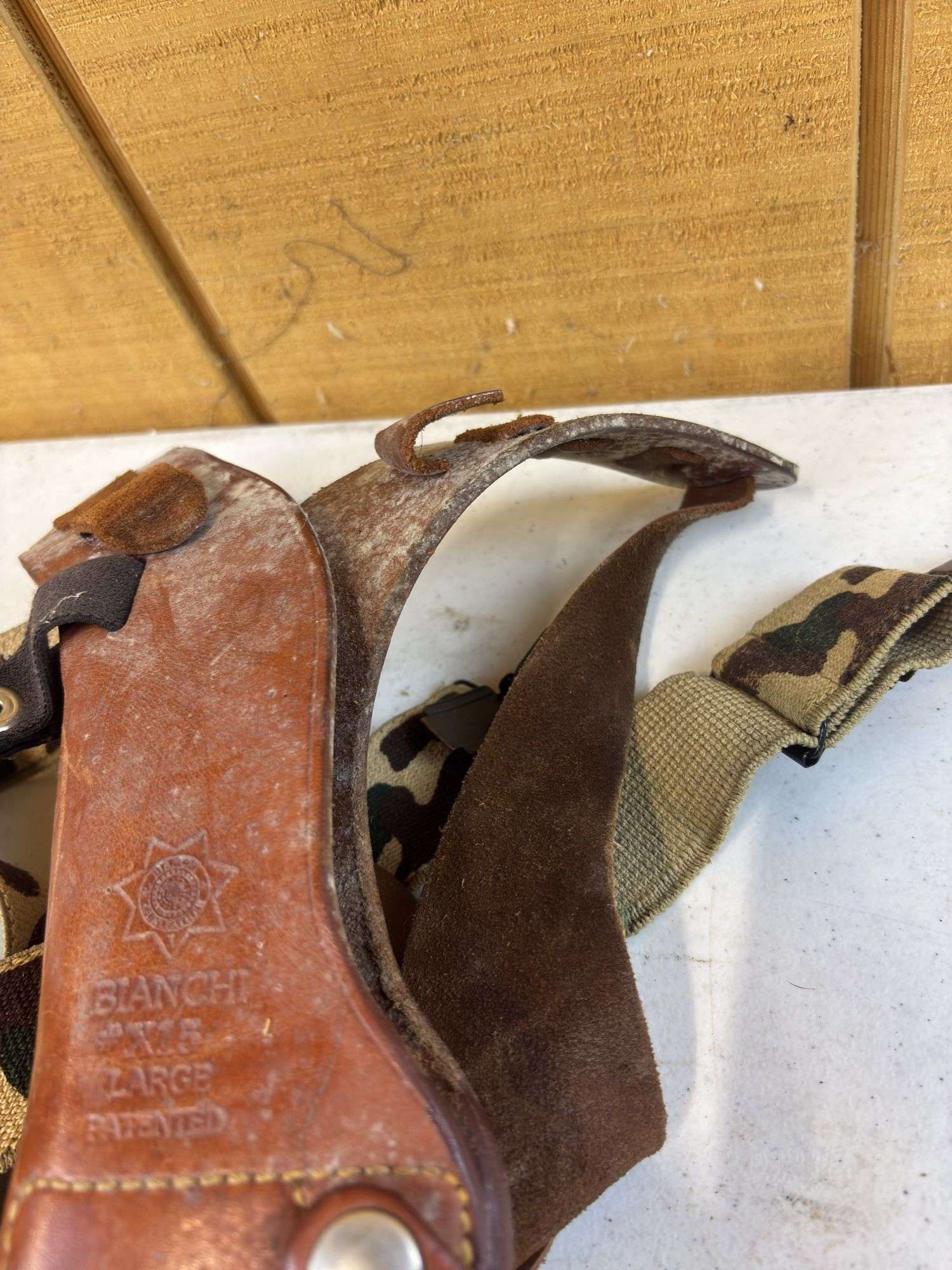 Bianchi Shoulder Gun Holster / Paper Shotgun Shells - Kaufman Realty ...