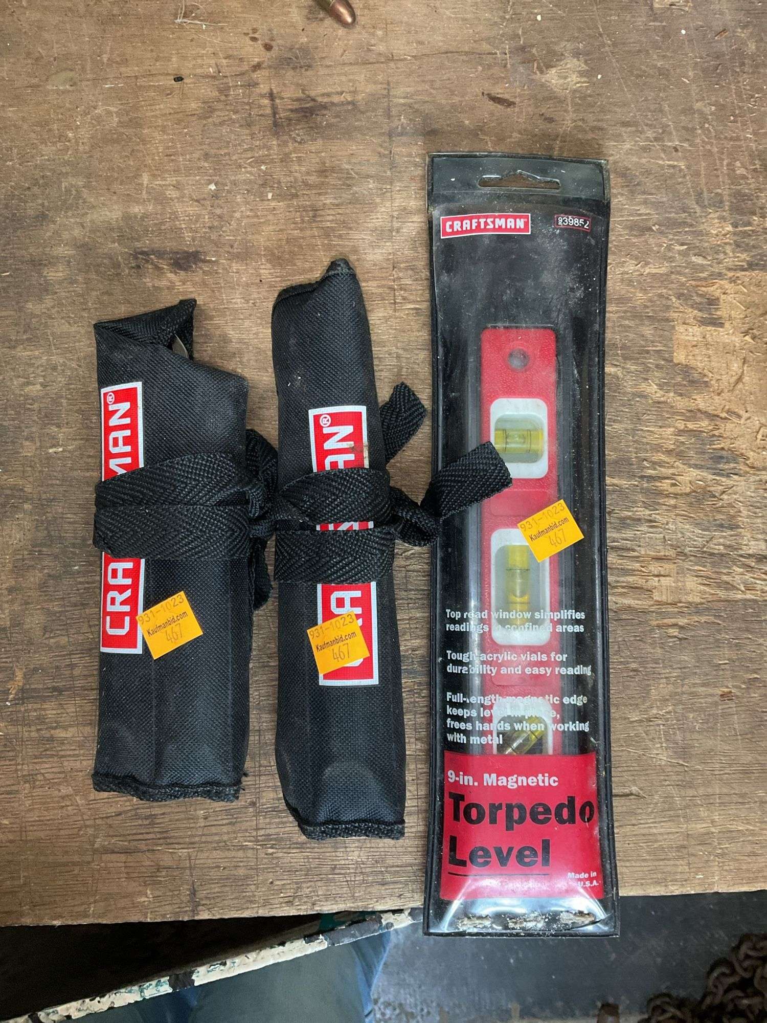 Craftsman Level and Wrenches - Kaufman Realty & Auctions