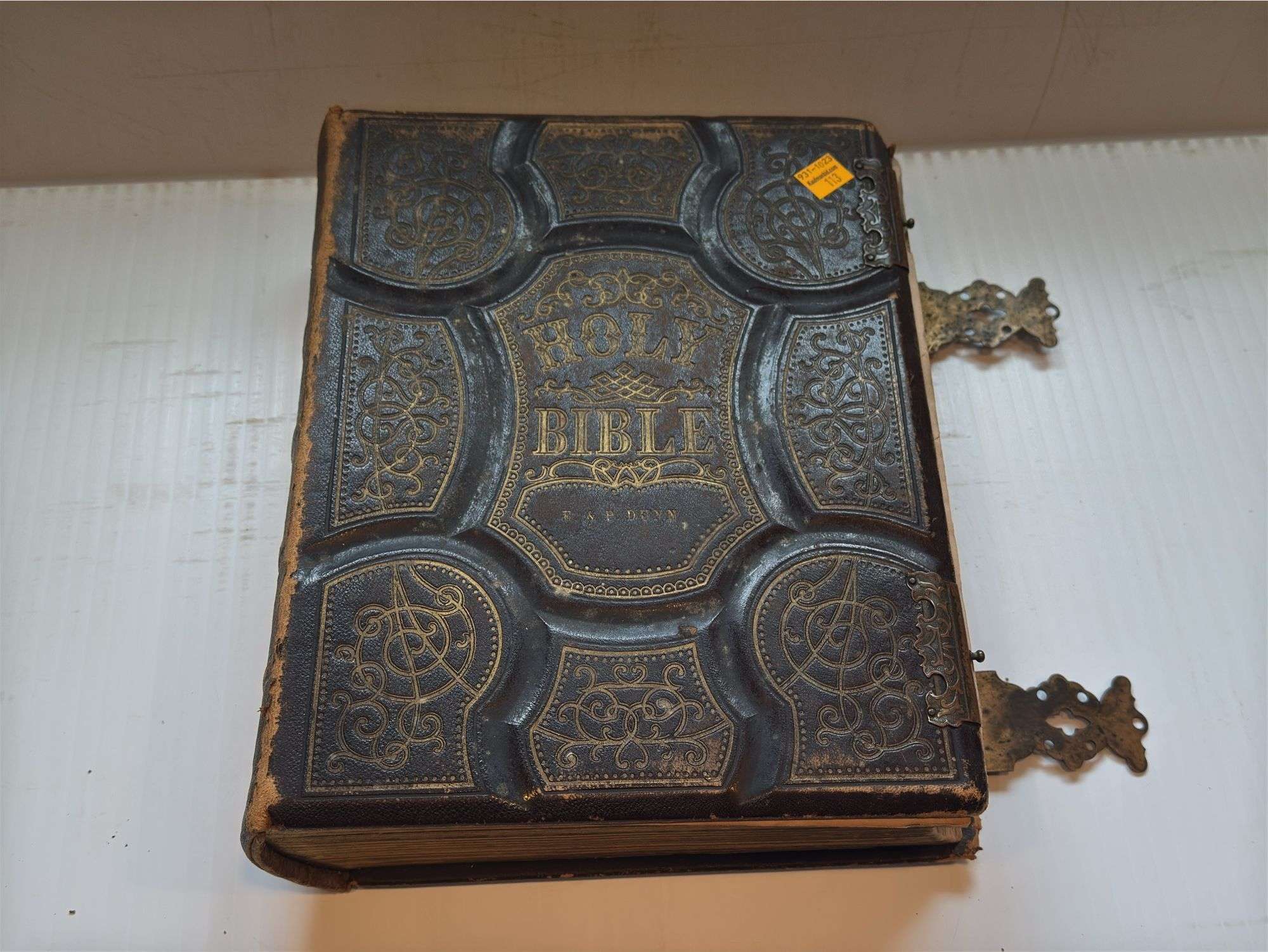 1872 Holy Bible - Kaufman Realty & Auctions