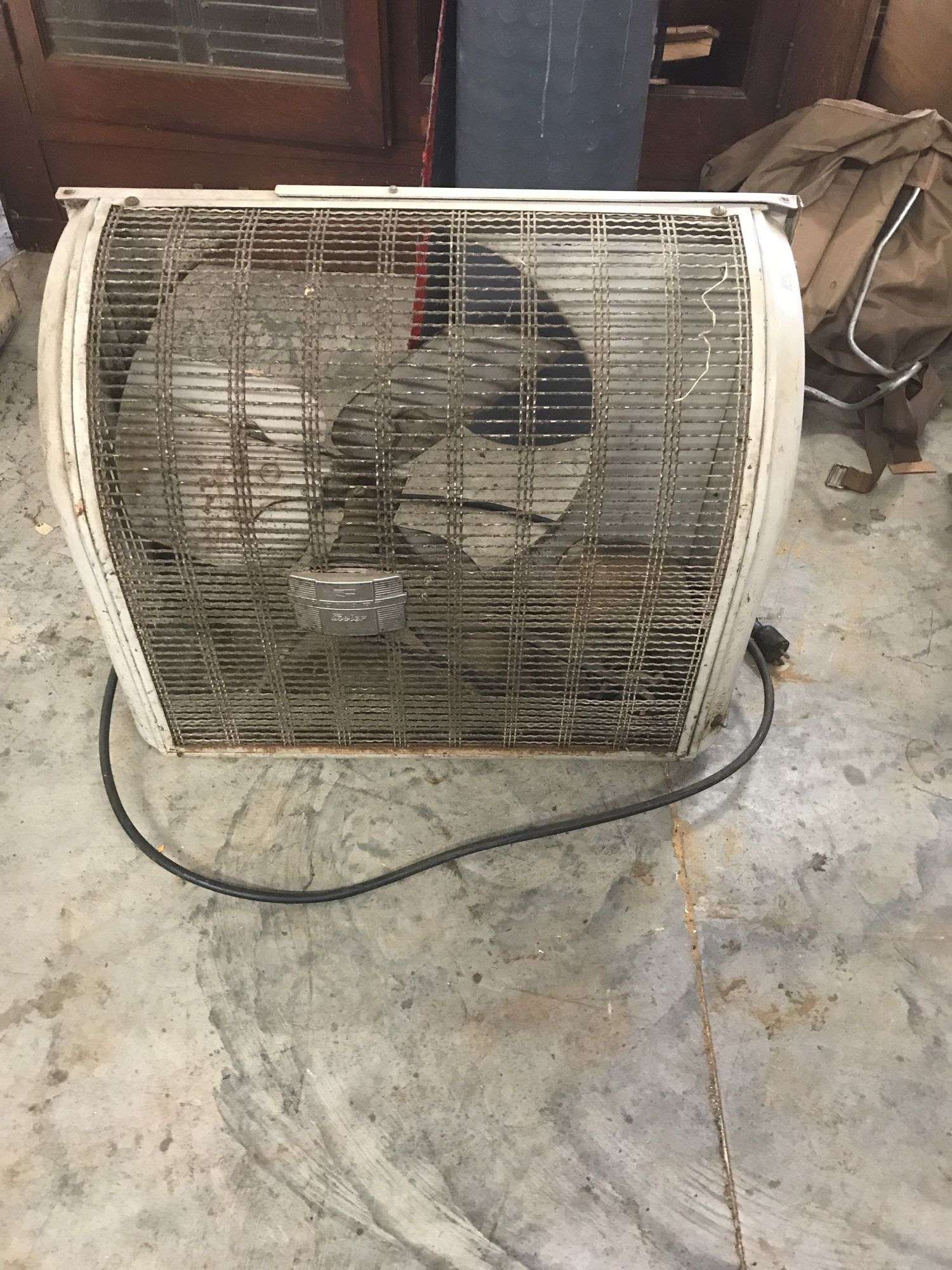 Large industrial Homart cooler fan - Kaufman Realty & Auctions