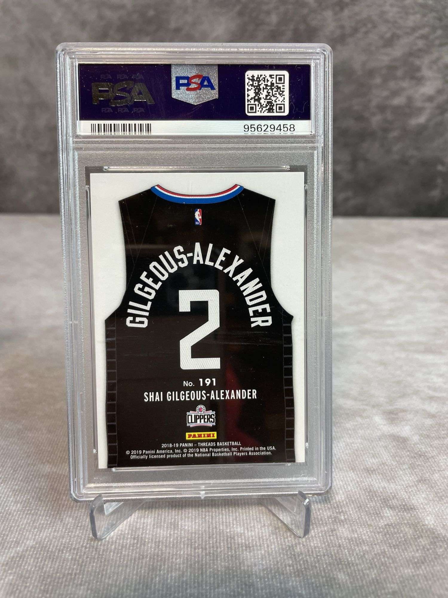 PSA 9 2018/19 Shai Gilgeous Alexander Dazzle Parallel Rookie Card ...