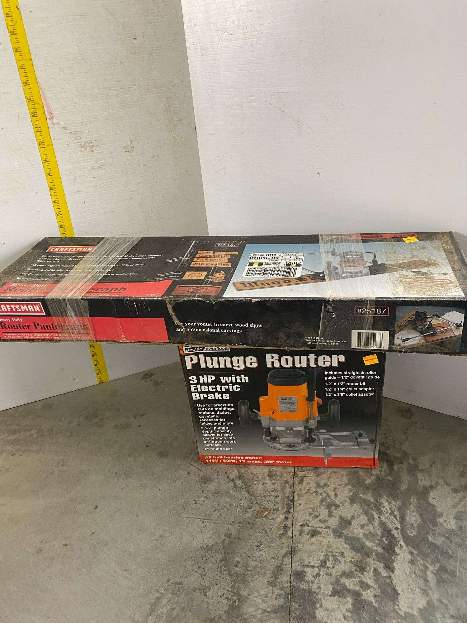 Craftsman Heavy Duty Router Pantograph, Chicago Electric Plunge Router ...