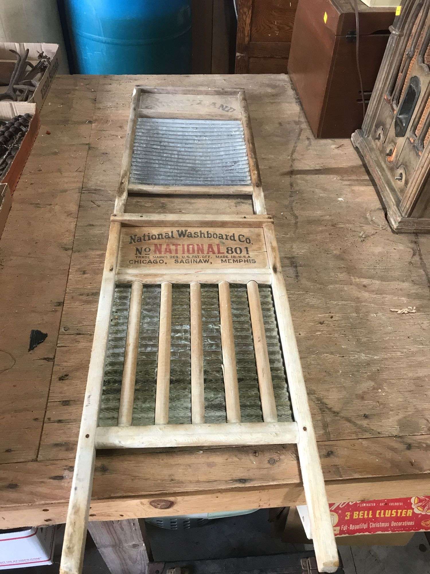 Two Antique Washboards - Kaufman Realty & Auctions