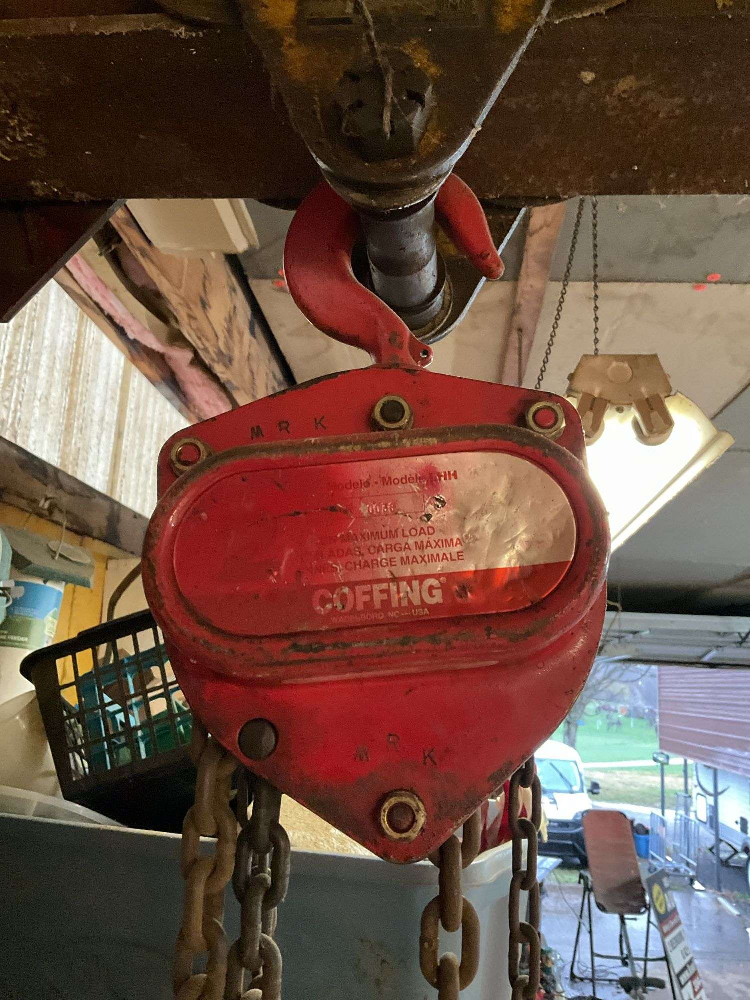 Coffing Chain Hoist - Kaufman Realty & Auctions