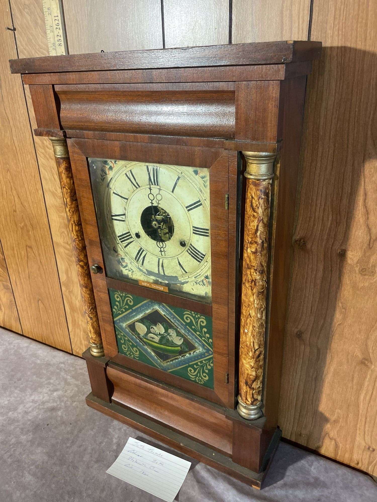Seth Thomas 30 hr. Shelf clock - Circ 1860 - Kaufman Realty & Auctions