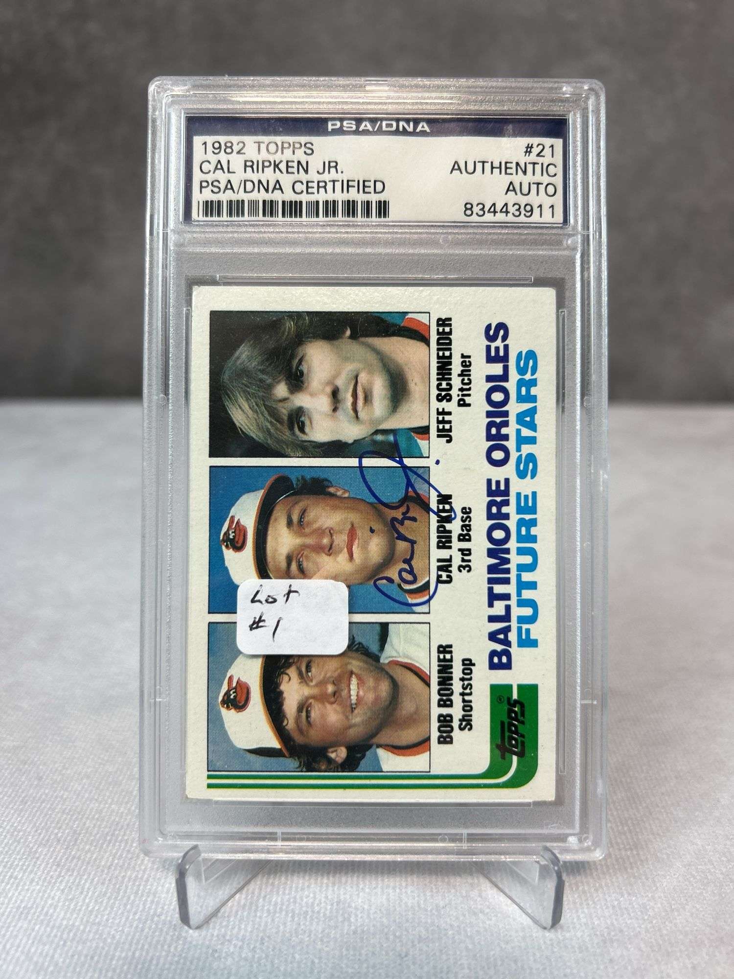 PSA DNA 1982 Topps Cal Ripken Jr Autographed Rookie Card Beautiful Auto ...