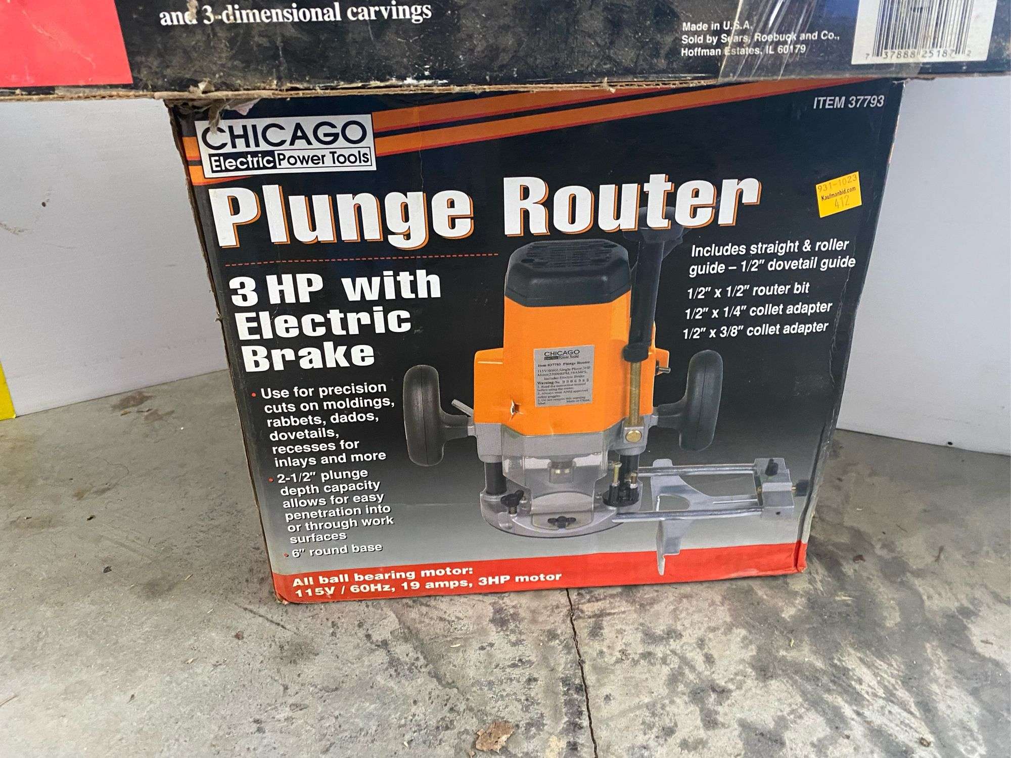 Craftsman Heavy Duty Router Pantograph, Chicago Electric Plunge Router ...